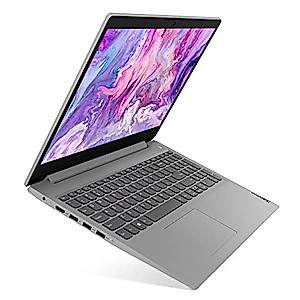 Lenovo IdeaPad 3 Laptop, 15.6" FHD Display,Intel i3-1115G4 Processor, 8GB RAM, 256GB SSD, Webcam, HDMI, SD Card Reader, Fingerprint Reader, Dolby Audio, Wi-Fi, Windows 11 Home, Platinum Grey