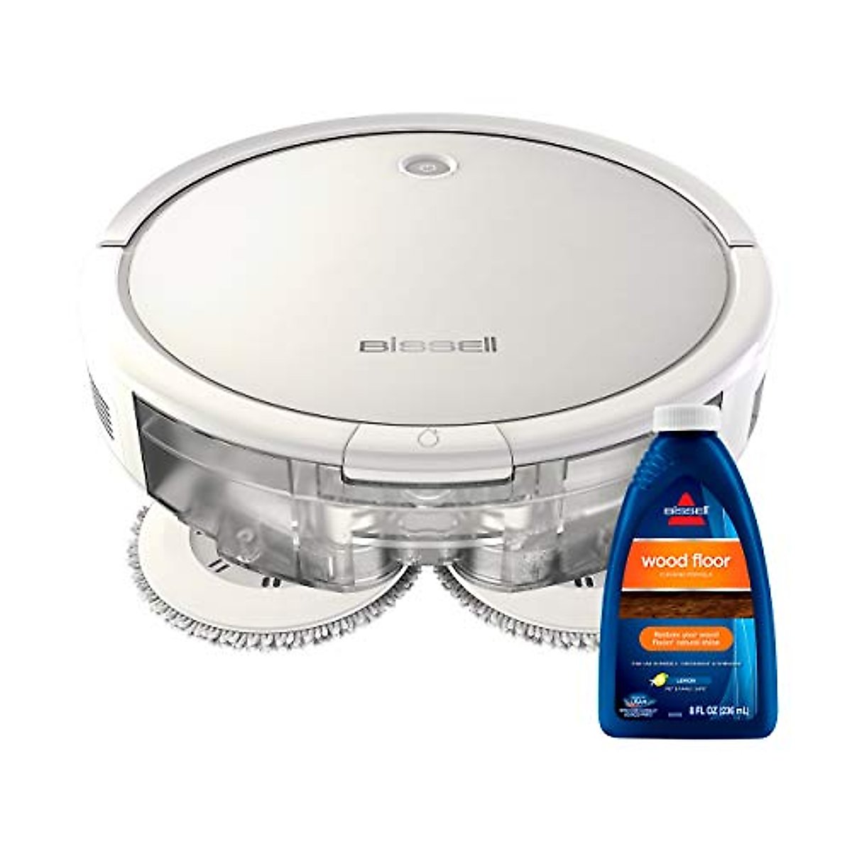 Bissell SpinWave Hard Floor Expert Pet Robot, 2-in-1 Wet Mop and Dry Robot Vacuum, WiFi Connected with Structured Navigation, 3115
