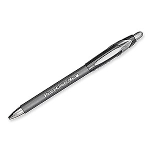Paper Mate 85580 Flexgrip Elite Retractable Ballpoint Pens, Medium Point, Black, 12-Count