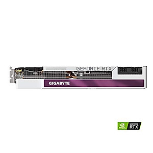 GIGABYTE GeForce RTX 3090 Vision OC 24G Graphics Card, 3X WINDFORCE Fans, 24GB 384-bit GDDR6X, GV-N3090VISION OC-24GD Video Card