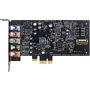 Creative Sound Blaster Audigy FX PCIe 5.1 Sound Card SB1570 (Renewed)