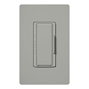 Lutron MRF2-6CL-LA Dimmer Switch, 600W Maestro Wireless Incandescent, 150W CFL or LED Single Pole/3-Way - Light Almond
