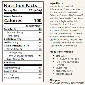 Pillsbury Zero Sugar Frosting Bundle, Chocolate and Vanilla (Pack of 2) with By The Cup Spatula Knife