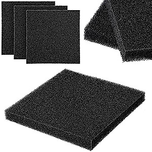 6 Pieces Filter Foam Sponges Aquarium Filter Bio Sponge Filter Media Pad Aquarium Bio Sponge Sheet Cut-to-Size Foam for Aquarium Fish Tank Pond