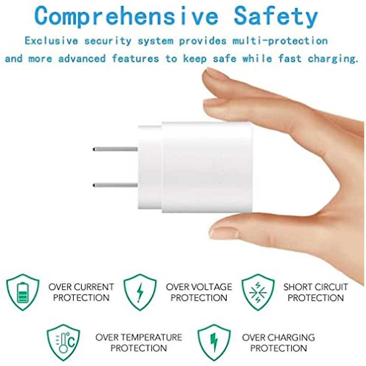 Samsung USB-C Super Fast Charging Wall Charger-25W PD Charger Adapter with Type-C Cable(5ft) for Samsung Galaxy S22/S22 Ultra/S22+/S21/S21+/S21 Ultra/S20/S20+/S20 Ultra/Note 20 Ultra（White）