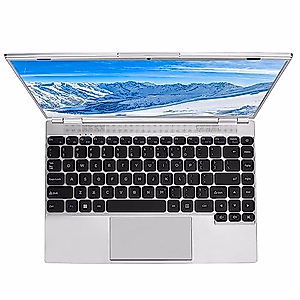 BROLEO Digital Laptop, 8GB RAM Business Laptop for Distance Learning for Recreation (US Plug 8G+512G)