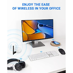 ZEXMTE Bluetooth Adapter for PC 5.1, Long Range USB Bluetooth Adapter 328FT/ 100M Bluetooth Dongle 5.1 EDR, Bluetooth Adapter for PC Windows 11/10/8/7-Bluetooth USB Adapter for Computer/Laptop