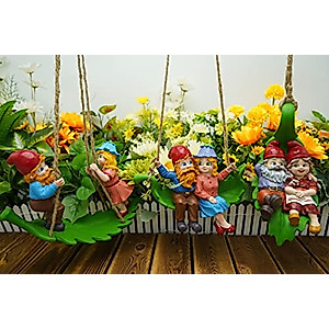 By Mark & Margot - Garden Gnome Outdoor Statues Lawn Gnome Decorations - Beautiful Funny Handmade Gnome Garden Sculpture for Home or Yard Pefect Garden Decor As Holiday Art Gnome Gifts.