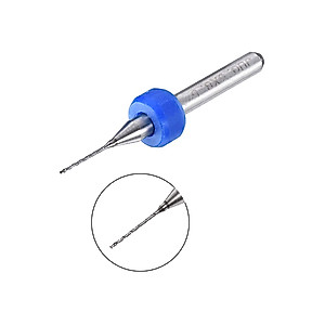 uxcell PCB Drill Bits 0.5mm Tungsten Carbide Rotary Tool Jewelry CNC Engraving Print Circuit Board Micro Drill Bits 1/8 Inch Shank 1 Set (10 Pcs)