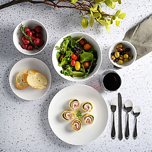 Gibson Home All U Need Dinnerware Combo Set, White, 60-Piece