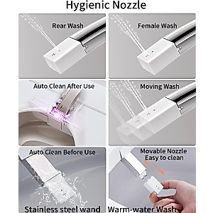 EPLO DP7 Smart Toilet with Bidet Built in,Auto Open/Close,Heated Seat,Automatic Flush Bidet Toilet,Night Light,Elongated Japanese Toilets for Bathroom