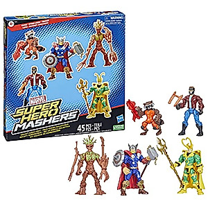 Marvel Super Hero Mashers Thor and Guardians of The Galaxy Pack