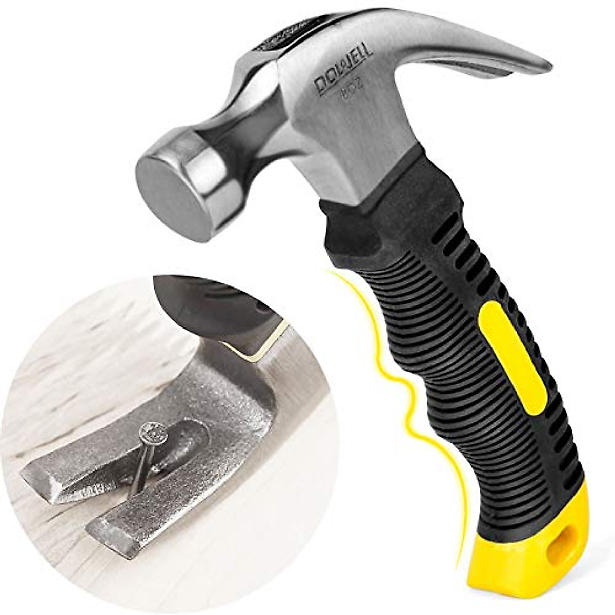 DOWELL 10 Piece Small Tool Kit,Mini Portable Tool Set,Home Repair Hand Tool Kit with Plastic Tool box Storage Case