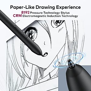 UGEE M708 V3 Graphics Drawing Tablet,10X6 Inches Digital Drawing Tablet with 8 Hot Keys 8192 Levels Pen Compatible with Chromebook, Linux, Windows 7/8/10/11, macOS 10.10
