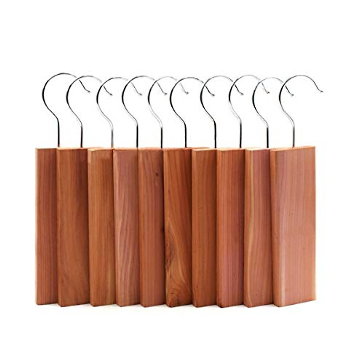 FunSpt 10 Pcs Cedar Blocks with Fragrance Odor 100% Nature Aromatic Red Ceder Blocks Cedar Planks
