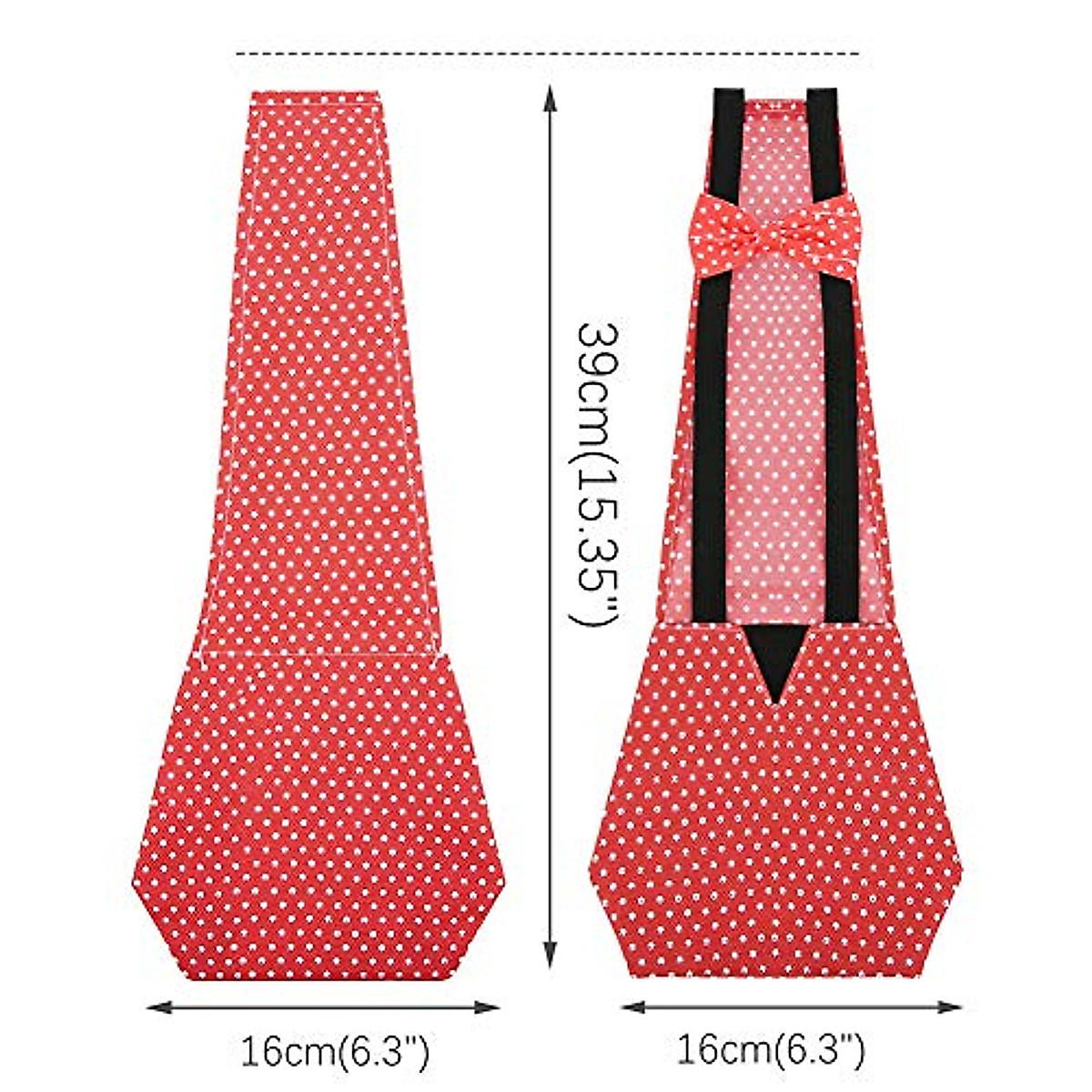 KAMA BRIDAL Chicken Diaper, Pet Diaper for Chook Duck Goose Adjustable Washable Reusable Diaper for Poultry 2 Pack