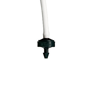 Netafim Automatic Irrigation 36-in Dripper Stake Assembly, 2 GPH, Bundle of 25 (White)
