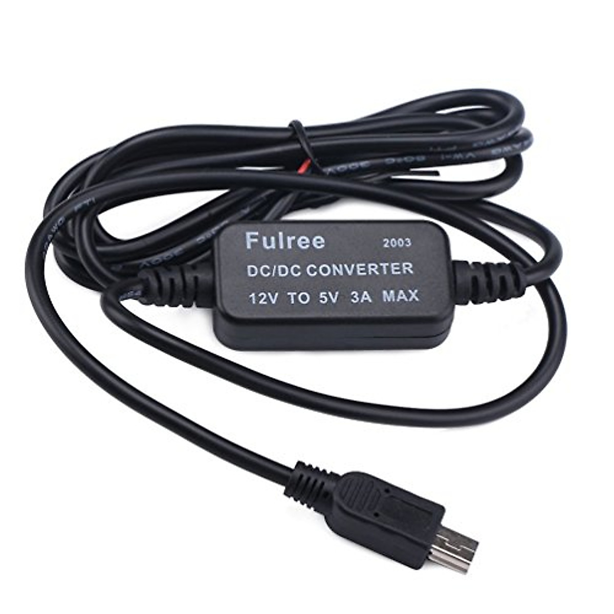 HOMREE DC/DC 8-22V 12V to 5V/3A Power Buck Converter Step-Down Voltage Transformer Module with Mini USB Connectors Adapter