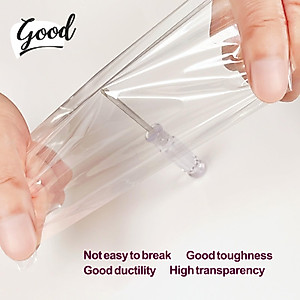 mioule Shrink Wrap Bags for Gift Baskets, 10Pcs 16x24 Inches Cellophane Heat Shrink Plastic Wrap Bags for Gift Baskets for Christmas, Valentines Day，Holiday, Easter, Birthday, and Any Occasion