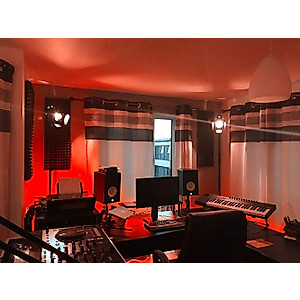 XIHOME Vintage Industrial Black Retro Tripod Adjustable Floor lamp Parking Light, 5 Meter Cable with Foot Switch Parking Light Tripod gooseneck for Living Room Bedroom Office bar Lighting (Pack of 2)