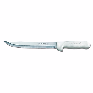 Dexter 13563 SaniSafe Scalloped Utility Knife, 9"