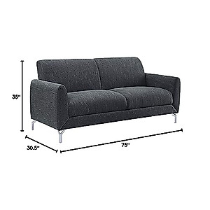 Lexicon Ives Living Room Sofa, Gray