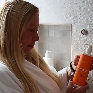 Hair Shampoo for Women & Men | Sulfate Free Shampoo with Japanese Persimmon Formula Eliminates Hair Odor & Hydrates Dry Hair | 13.5 oz