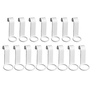 16pcs Shampoo Holder Hooks Bathroom Bottle Holder Shower Gel Bottle Rack Hangers Liquid Soap Shower Holders for Bathroom