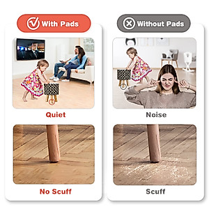 Furniture Silicone Rubber Pads with 3M Self Adhesive Protects Drawers, Desks, Kitchen Cabinets and Furniture Against Bumps and Scratches (Rectangular 0.98 * 0.79 * 0.09 in) (30)