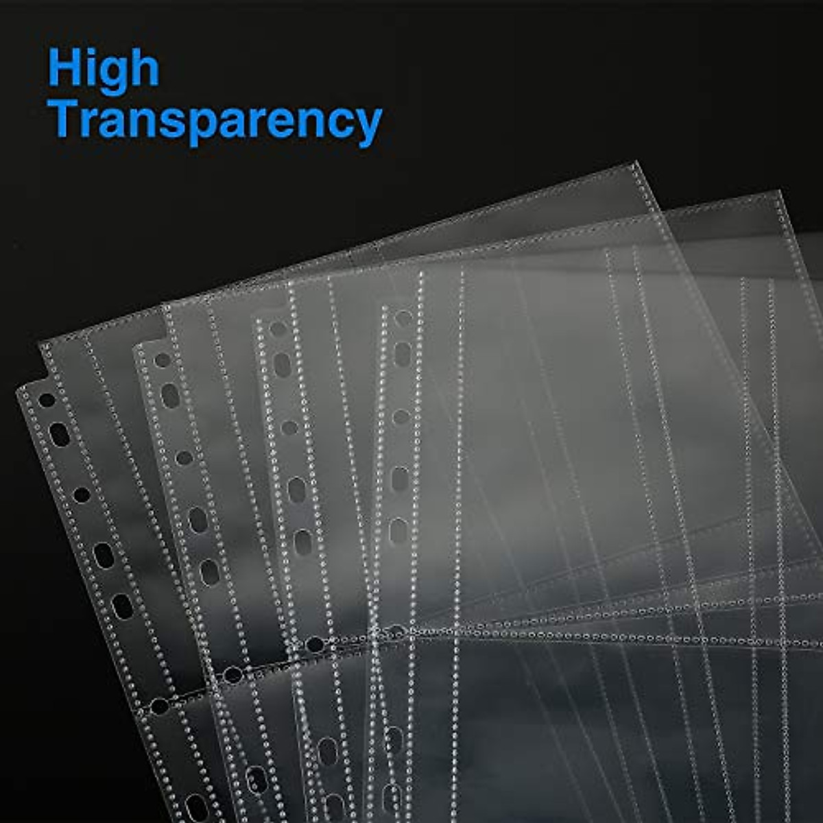 Sooez 30 Pack Heavy Duty Photos or Postcards Page Protectors, Plastic Clear Photo Holder Sleeves for 3 Ring Binder, Two 5'' x 7'' Pockets Per Page, Top Loading Perfect for Checking & Organizing