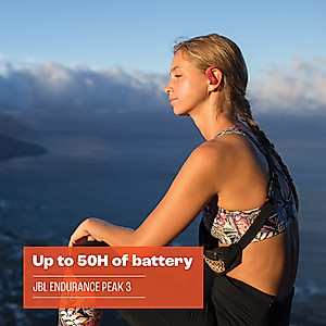 JBL Endurance Peak 3 Dust and Waterproof True Wireless Active Earbuds - Black (Renewed)