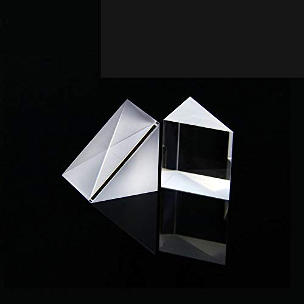 Coherny Optical Glass Triangular Prisms Right Angle Isosceles Prisms Lens Optical K9 Glass Material Testing Instrument