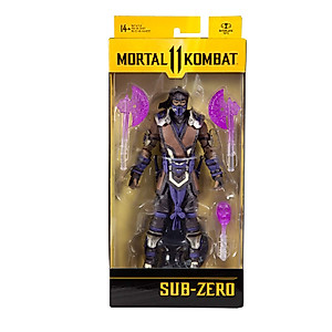McFarlane Toys Mortal Kombat Sub Zero (Winter Purple Skin) 7" Action Figure