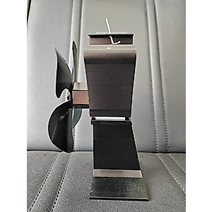 HAWCAFU Wood Stove Fan 4 Blades Fireplace Fan Heat Stove Fan Pellet Stove Fan for Fireplace/Burner/Logs/Fireplace