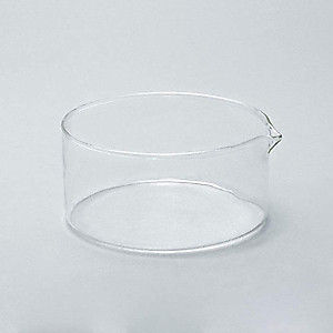 JRLGD 6Pcs Crystallizing Dish - 100mm OD, Borosilicate Glass Evaporation Dish with Spout
