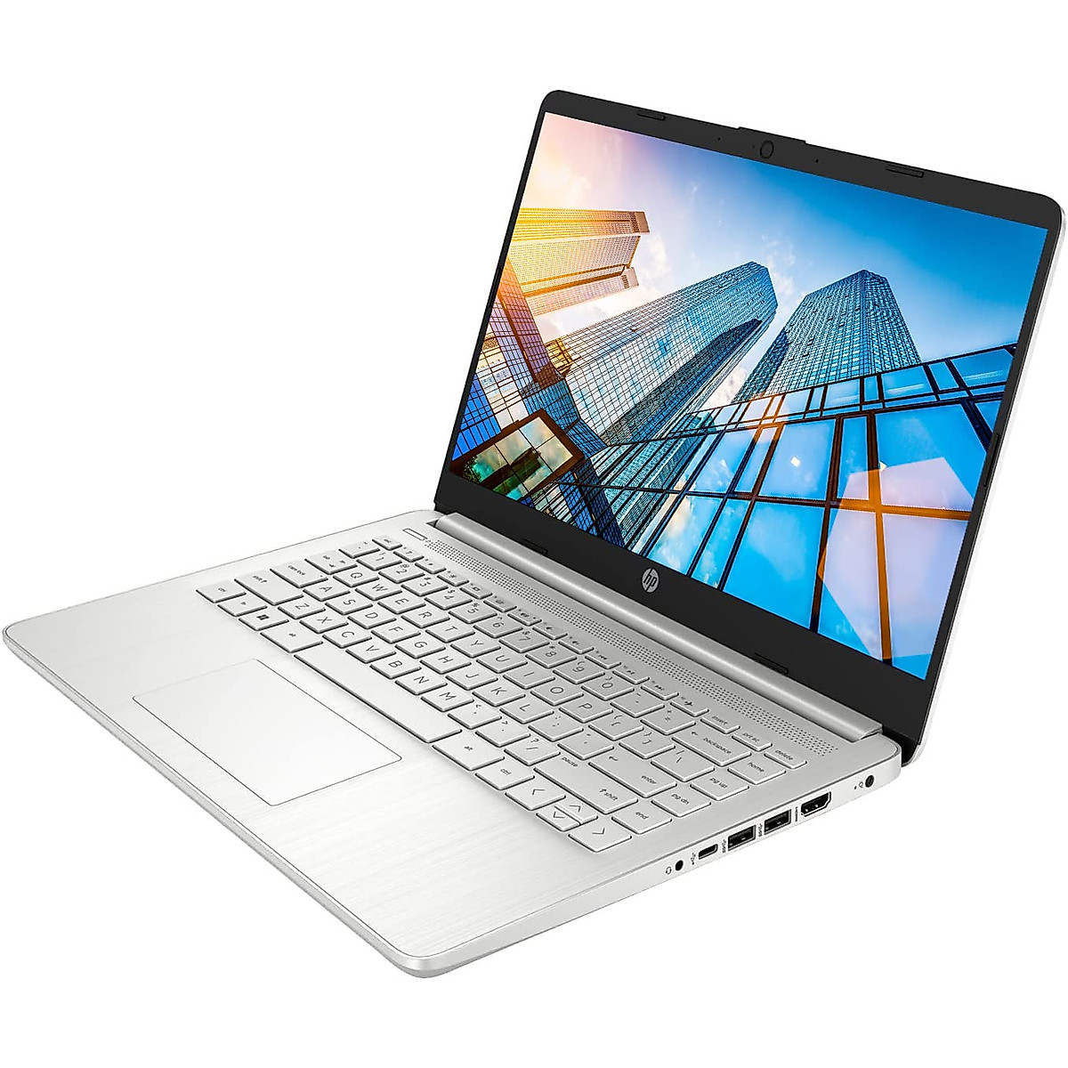 HP Essential 14 Laptop, 14" HD Touchscreen, AMD Ryzen 3 5300U, 8GB RAM, 512GB SSD, Webcam, HDMI, Wi-Fi, Windows 11 Home, Black