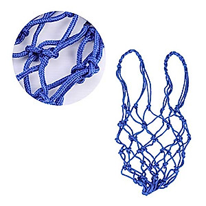 Garneck Mesh Storage Bag 3pcs Sports Net with Handle Nylon Drawstring Single Bag Volleyball Soccer Basketball Holder Carrier Football Pocket Organizer Pouch Pocket Organizer Pouch Mesh Ball Bag