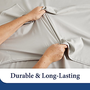 Cosy House Collection Luxury Rayon Derived from Bamboo Blend Ultra Soft Pillow Cases - Cooling & Breathable - Set of 2 Pillowcases with Envelope Closure (Standard, White)