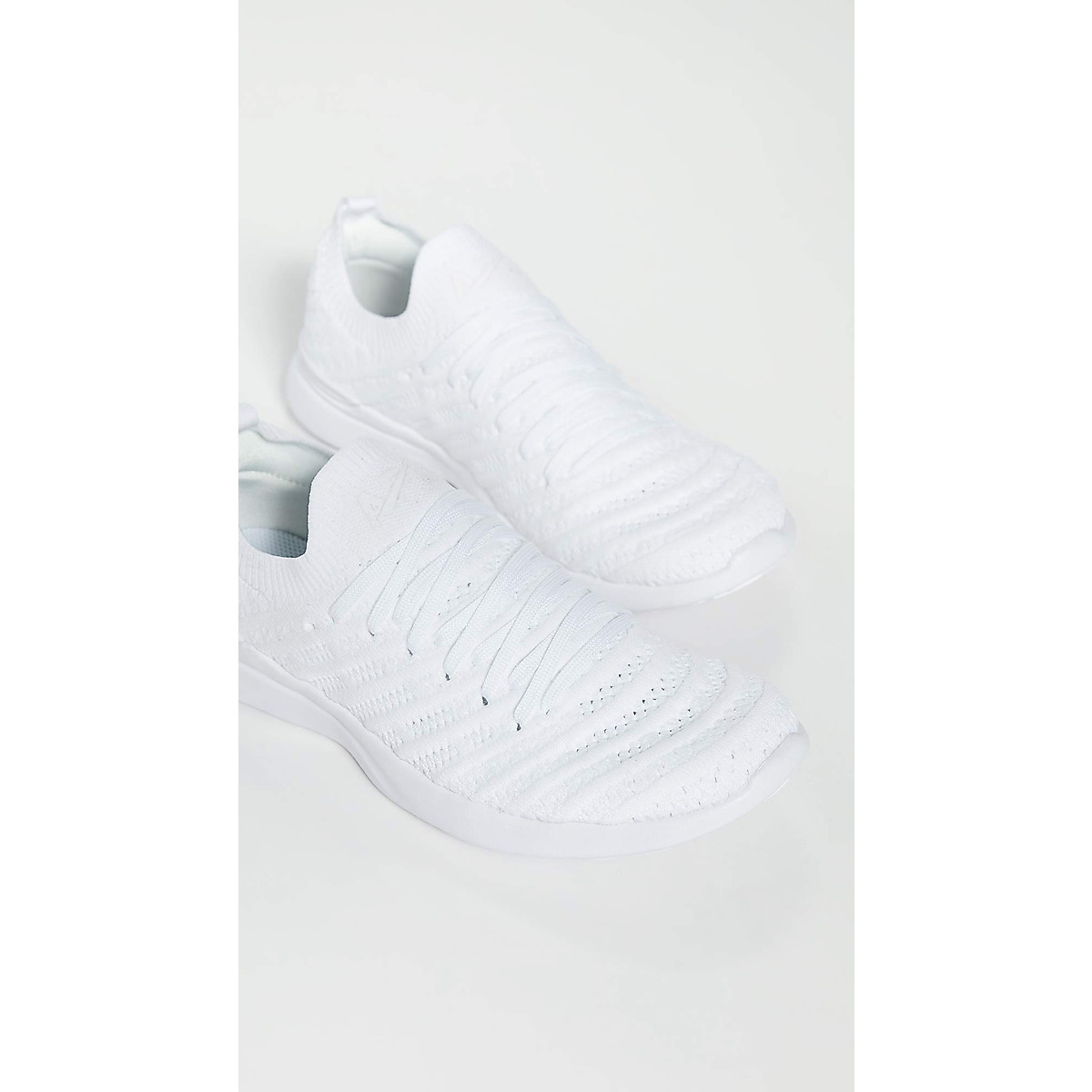 Athletic Propulsion Labs (APL) Women's Techloom Wave Sneaker, White/White, 8.5