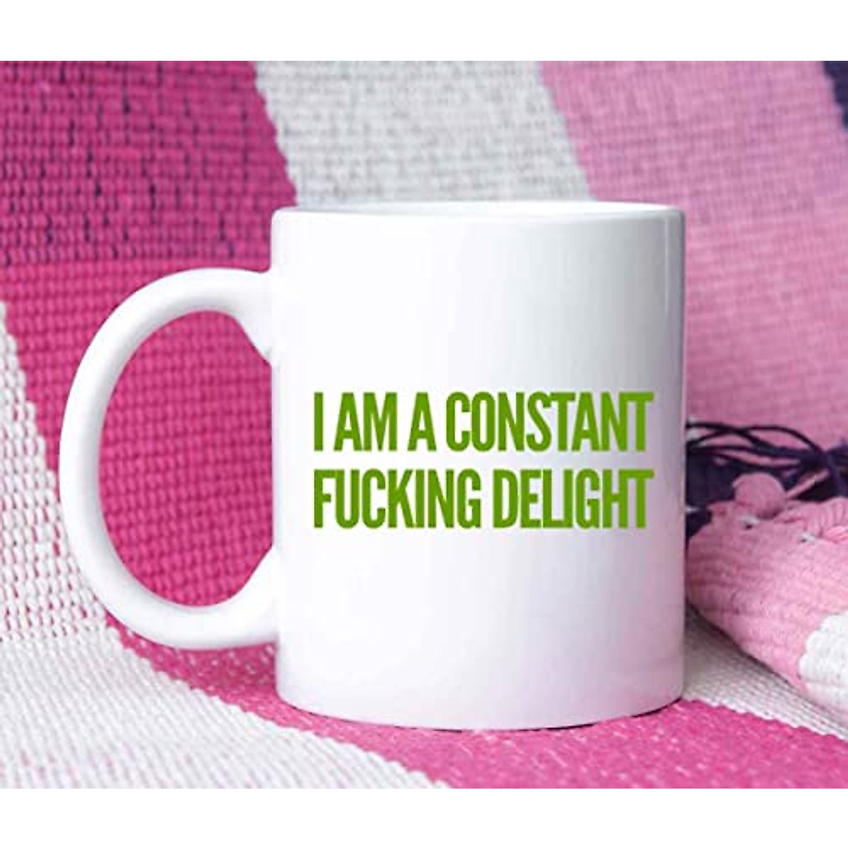 I Am A Constant Fucking Delight Mug Funny Snarky For Women Sarcastic Quote Saying Unique Humor Apologizing Funk This Present With Adult Language Girl Best Friend Q728NJ