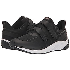 Propet Women's Propet One Twin Strap Athletic Shoes, Black/Grey, 9 XX-Wide US