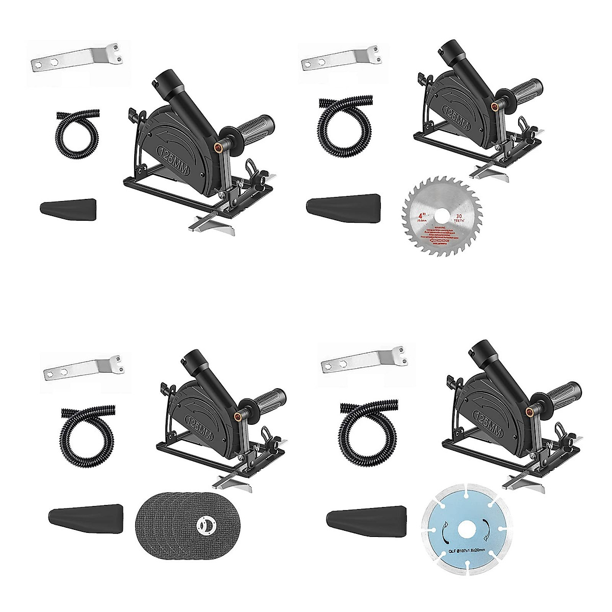 Angle Grinder Holder 45 Degree Adjustable Angle Grinder Accessories Cover for Safely Cutting and Grooving (1× Base Bracket 1× Ruler)