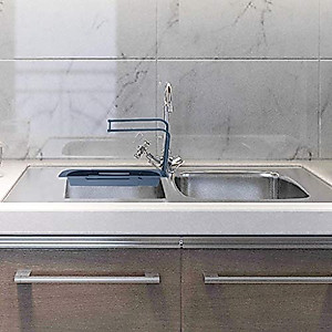 2 Pack Updated 2-in-1 Telescopic Sink Holder Rack Sink Organizer Expandable Storage Drain Basket Rack Sponge Soap Holder Drainer Sink Tray Adjustable Faucet Clip Drain Basket Rack for Home,Kitchen