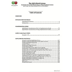 The Self & Match System: Systematic Use of Self-Monitoring as a Behavioral Intervention (With Digital Forms) 7th Edition