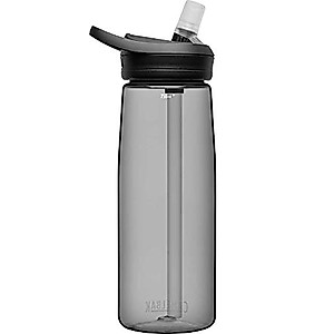 CamelBak eddy+ BPA Free Water Bottle, 25 oz, Charcoal, .75L