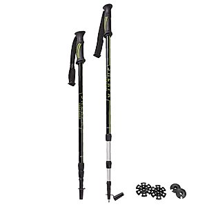 Yukon Charlie's Sherpa Trekking Poles, Twist Lock Adjustment System, Trekking and Snow Baskets Included