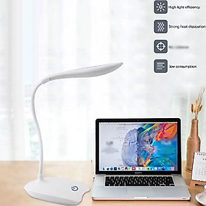 ZABEES Desktop Desk Lamp Led USB Rechargeable Student Reading Lamp Lighting Eye Protection Room Night Light Bedroom Bedside