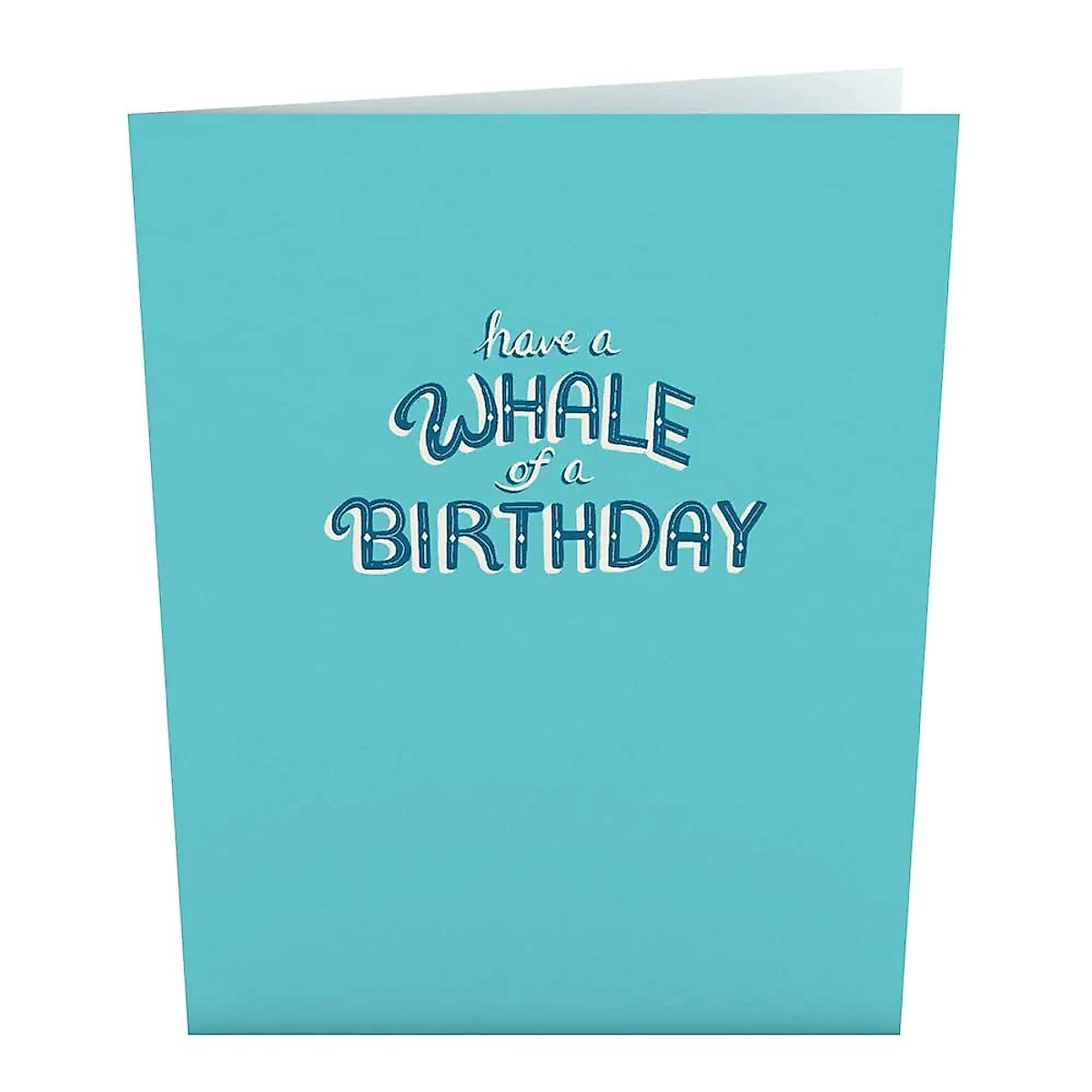 Lovepop Whale of a Birthday Paperpop® Card – Birthday Card For Her– Handcrafted 3D Pop-Up Greeting Card – Birthday Card, 4.5 x 5.9”