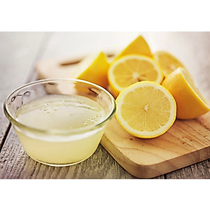 Real Lemon 100% Lemon Juice, 8 Fluid Ounce Bottles 2-pack bundle With Couger Card