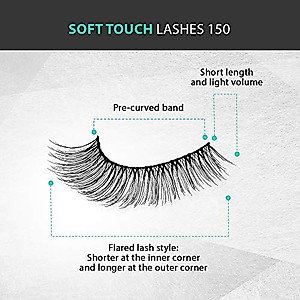 Ardell - False Eyelashes Soft Touch 150 Black (4 Pack)